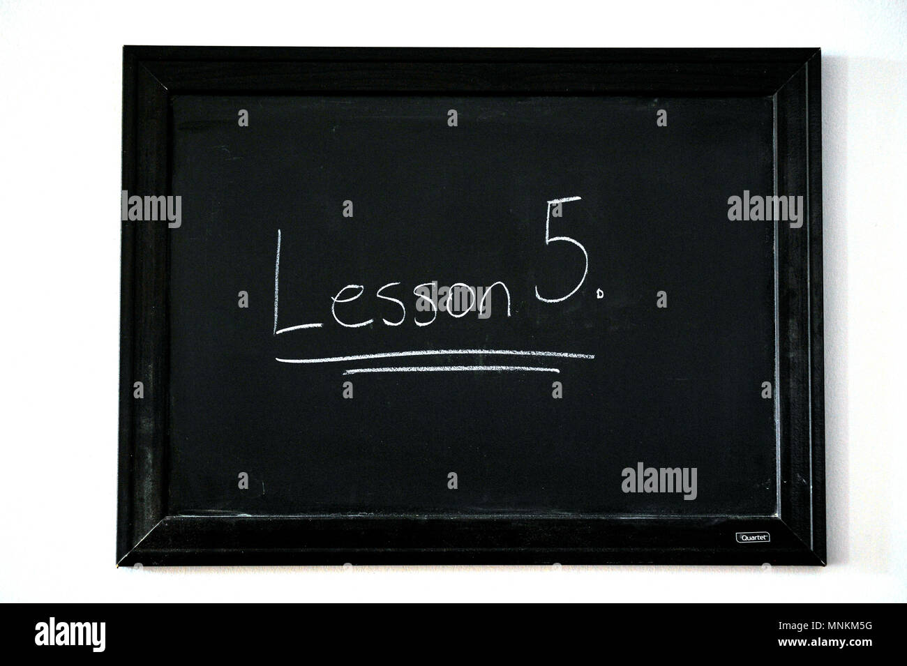 Lesson 5 black board hi-res stock photography and images - Alamy