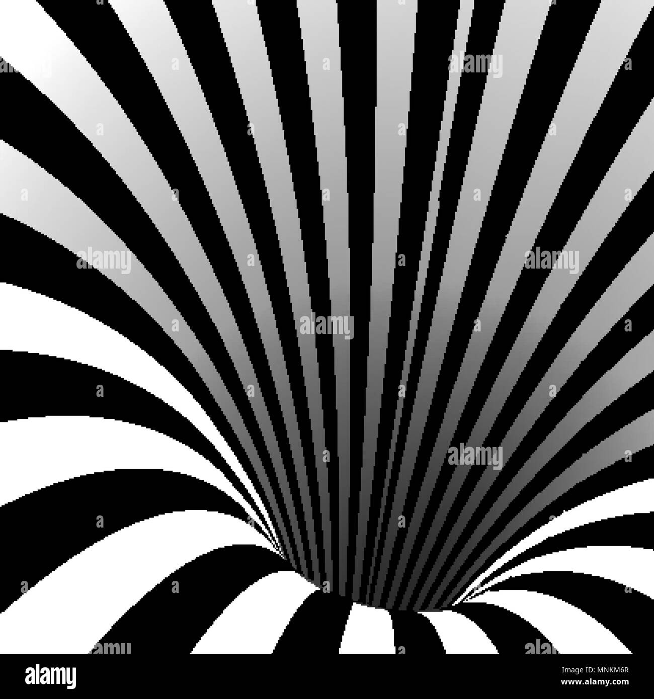 Spiral Vortex Vector. Illusion Swirl. Tunnel Hole Effect. Movement ...