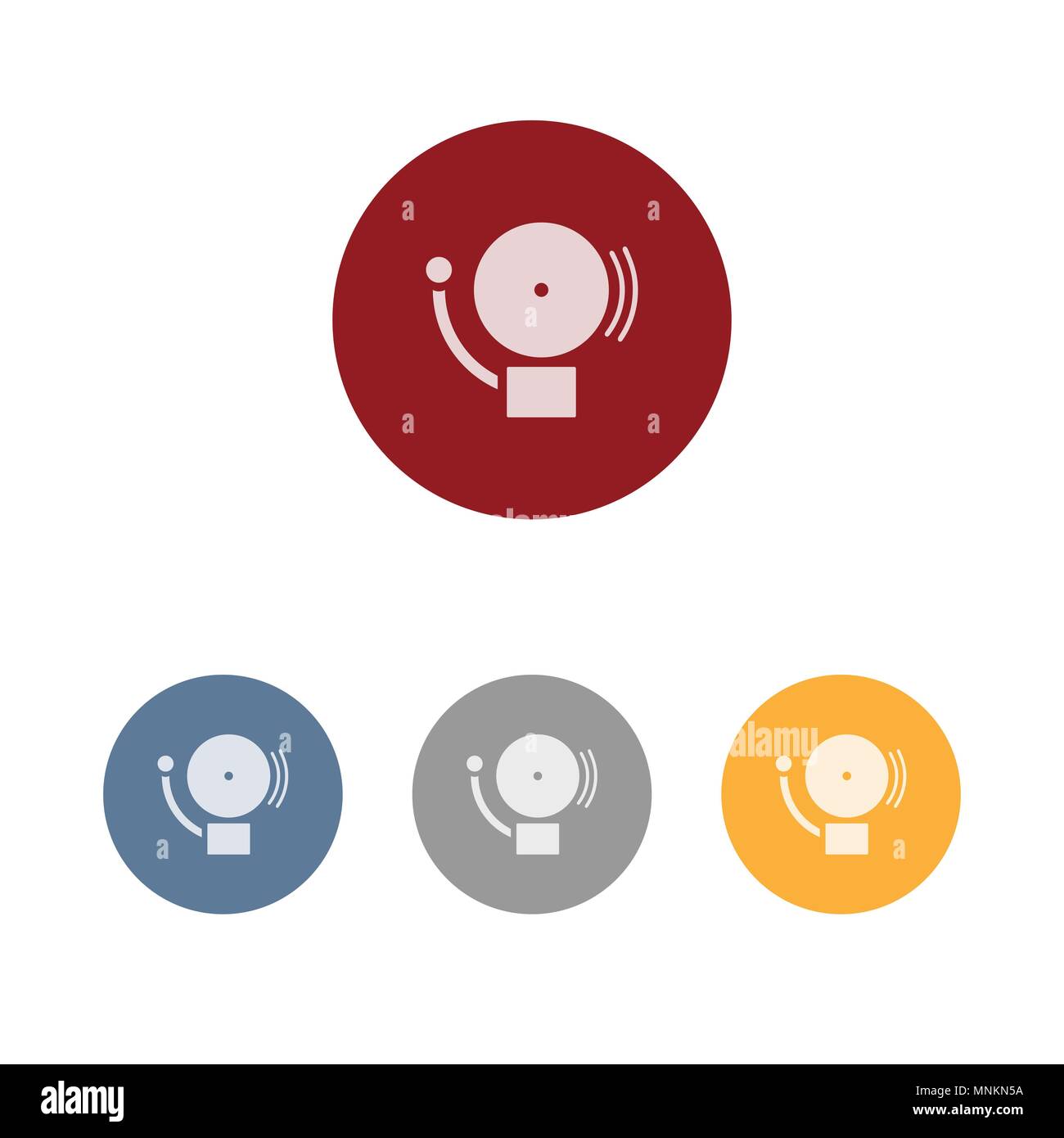 Vintage fire alarm Stock Vector Images - Alamy