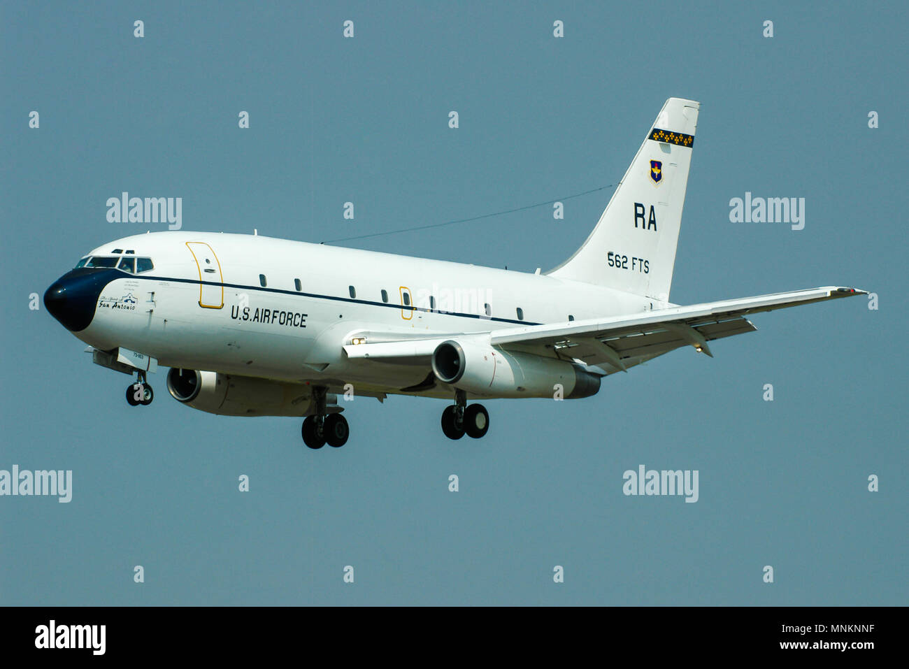 United States Air Force USAF Boeing T-43A (737-253A) named The Spirit ...