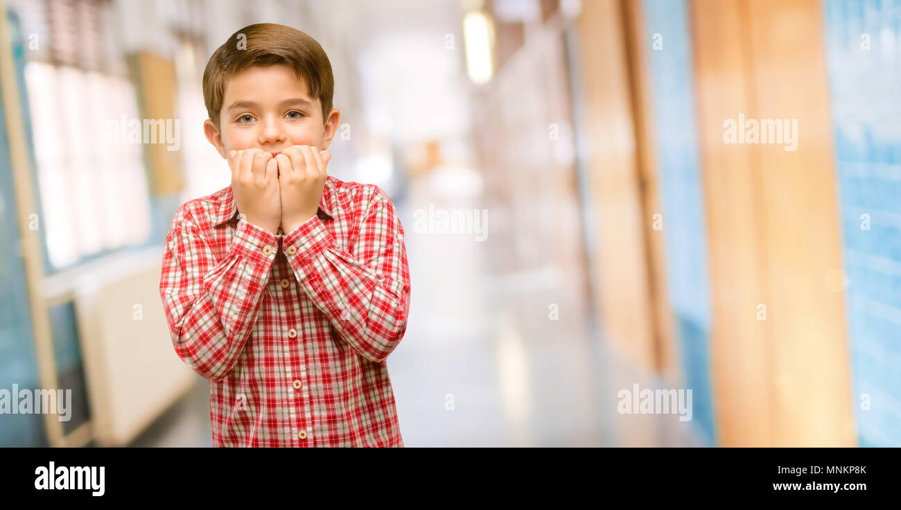 Kid school expression embarrassed hi-res stock photography and images ...