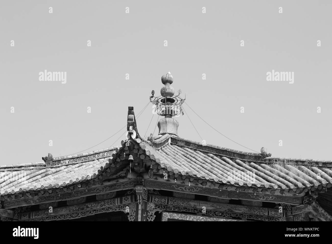 Details of the roof - Buddhist Temple (Kunming, Yunnan, China Stock ...