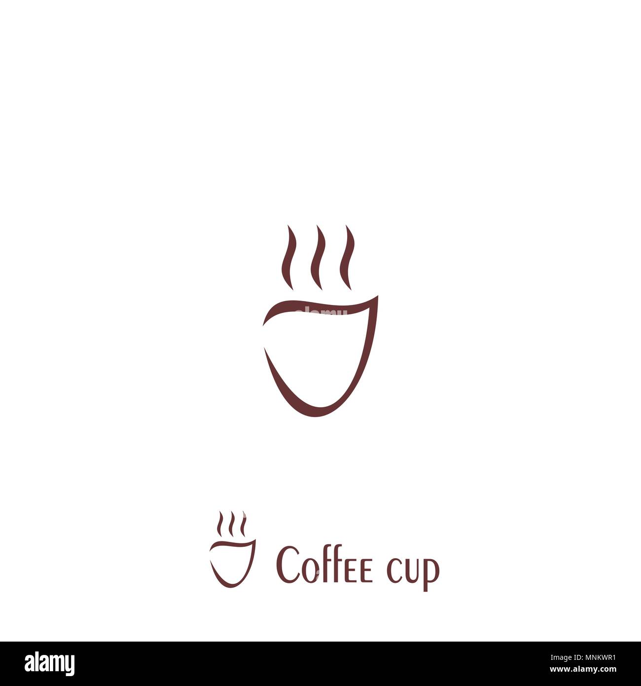 Coffee cup logo Stock Vector Image & Art - Alamy