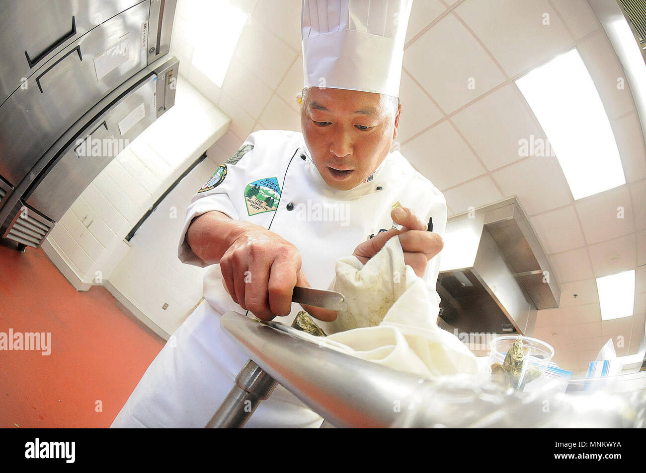 Sgt. 1st Class Steven Behr of the Fort Carson, Colo., culinary team ...