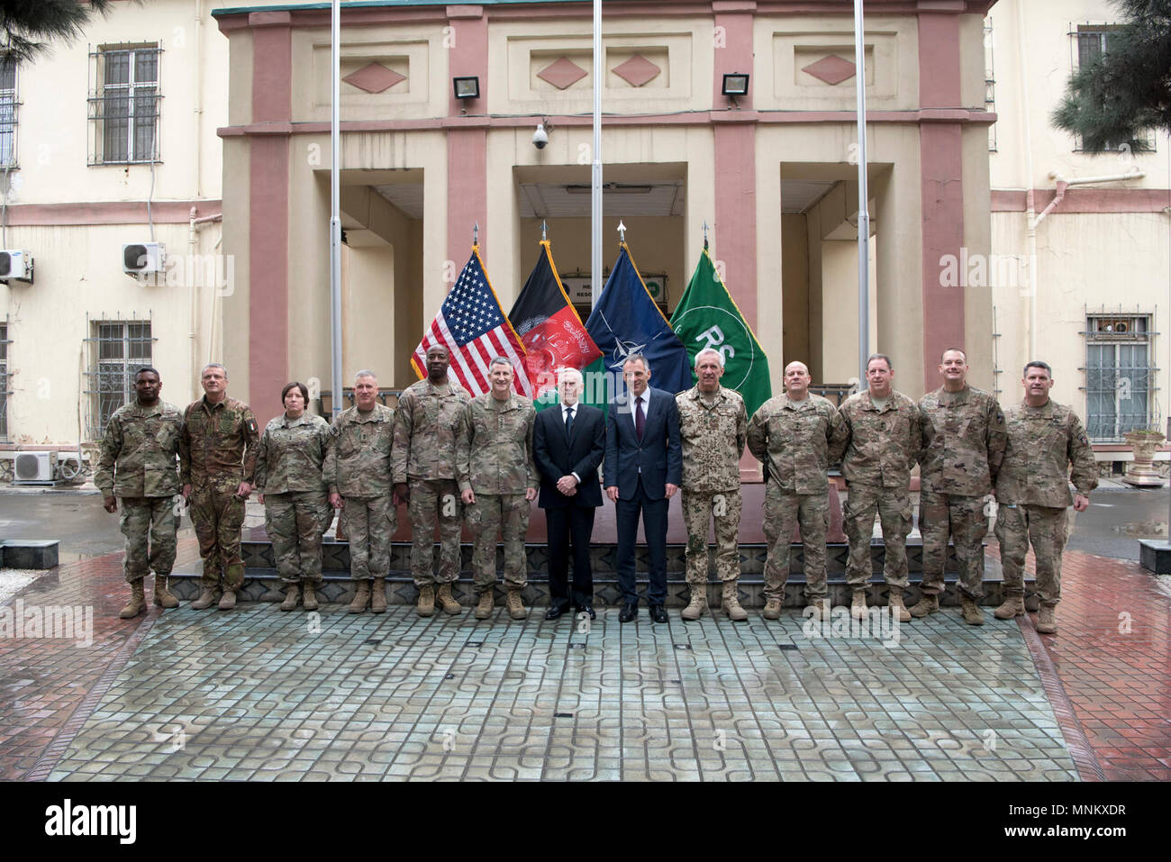 Defense Secretary James N. Mattis arrives in Kabul, Afghanistan, on Mar ...