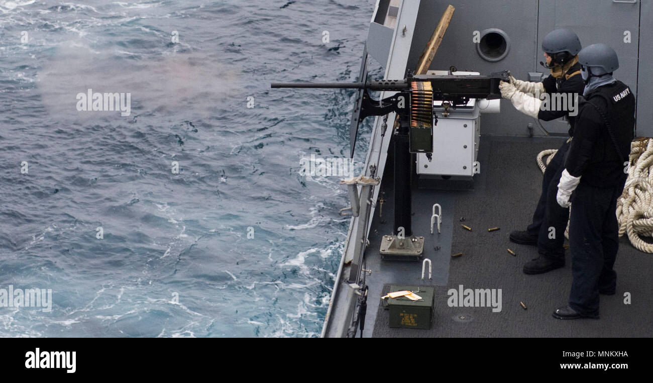 PACIFIC OCEAN (March 13, 2018) Gunner’s Mate 3rd Class Issac Hemsath ...