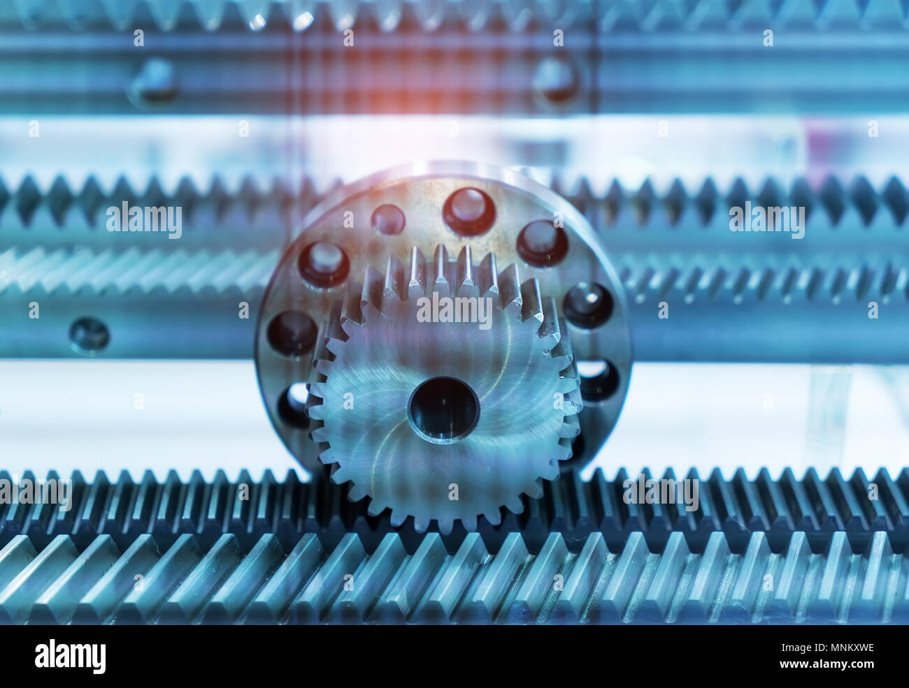 metal cog gears Stock Photo - Alamy