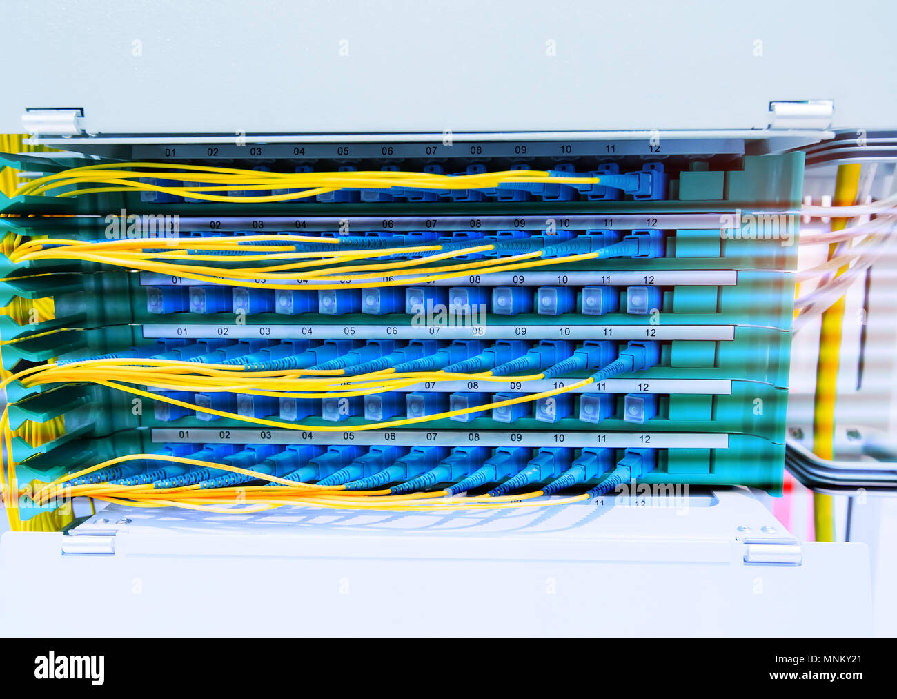 Fiber optics equipment panel hi-res stock photography and images - Alamy