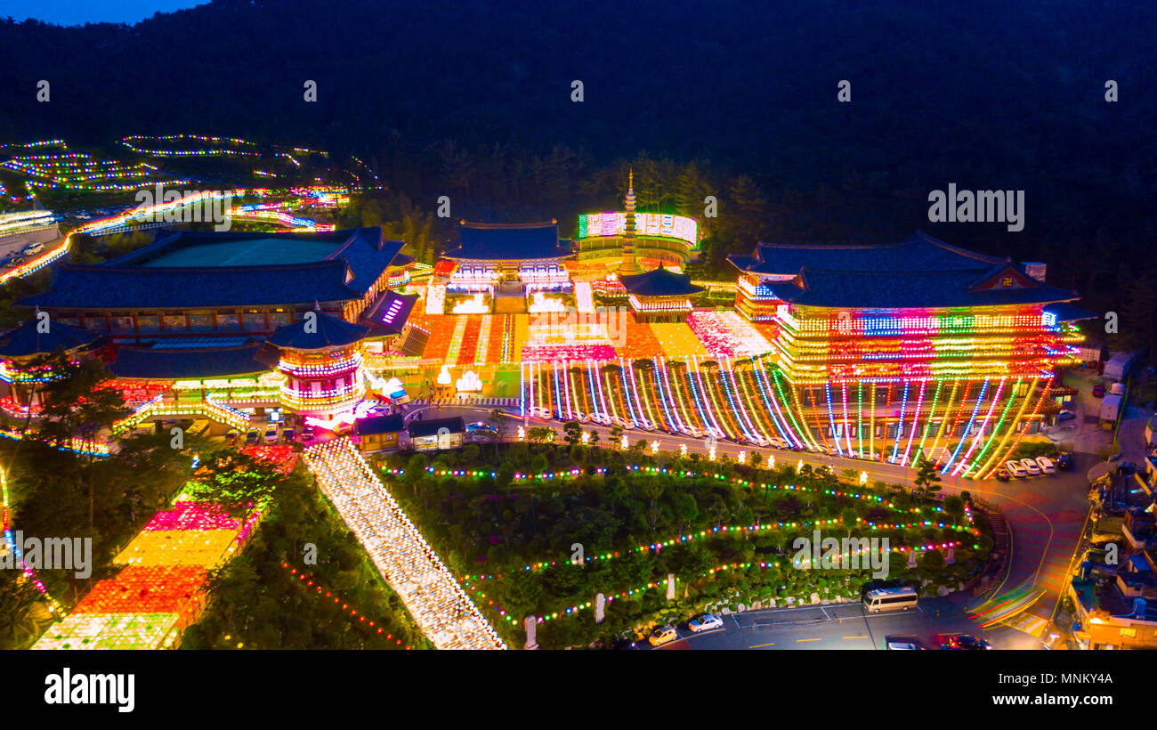 Buddhist temple celebration south korea hi-res stock photography and images - Alamy