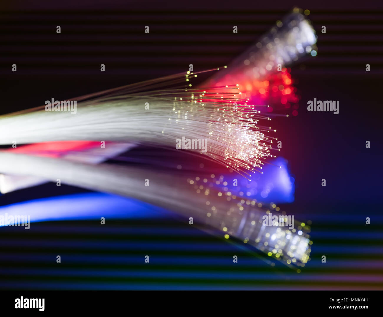 fiber optic network line cable background Stock Photo - Alamy