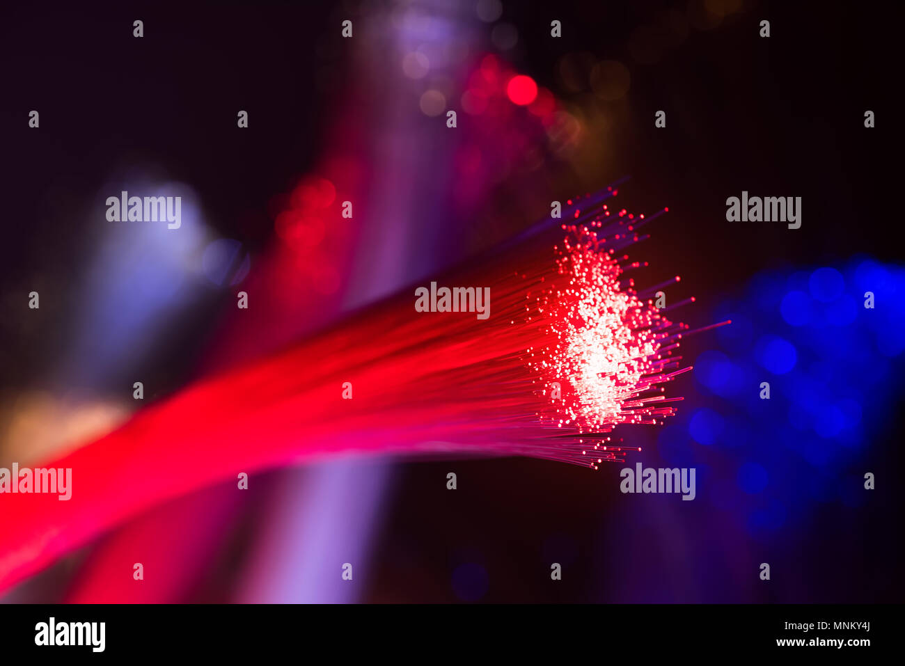 fiber optic network line cable background Stock Photo - Alamy