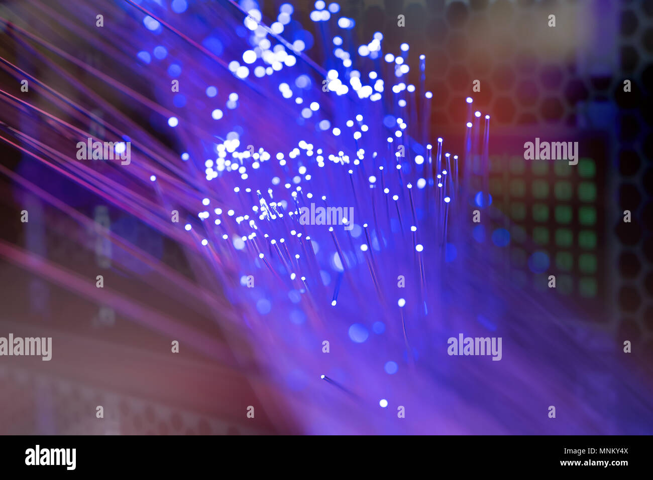 fiber optic network line cable background Stock Photo - Alamy