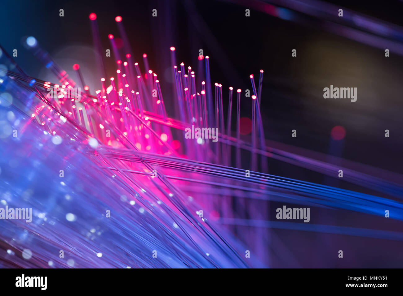 fiber optic network line cable background Stock Photo - Alamy