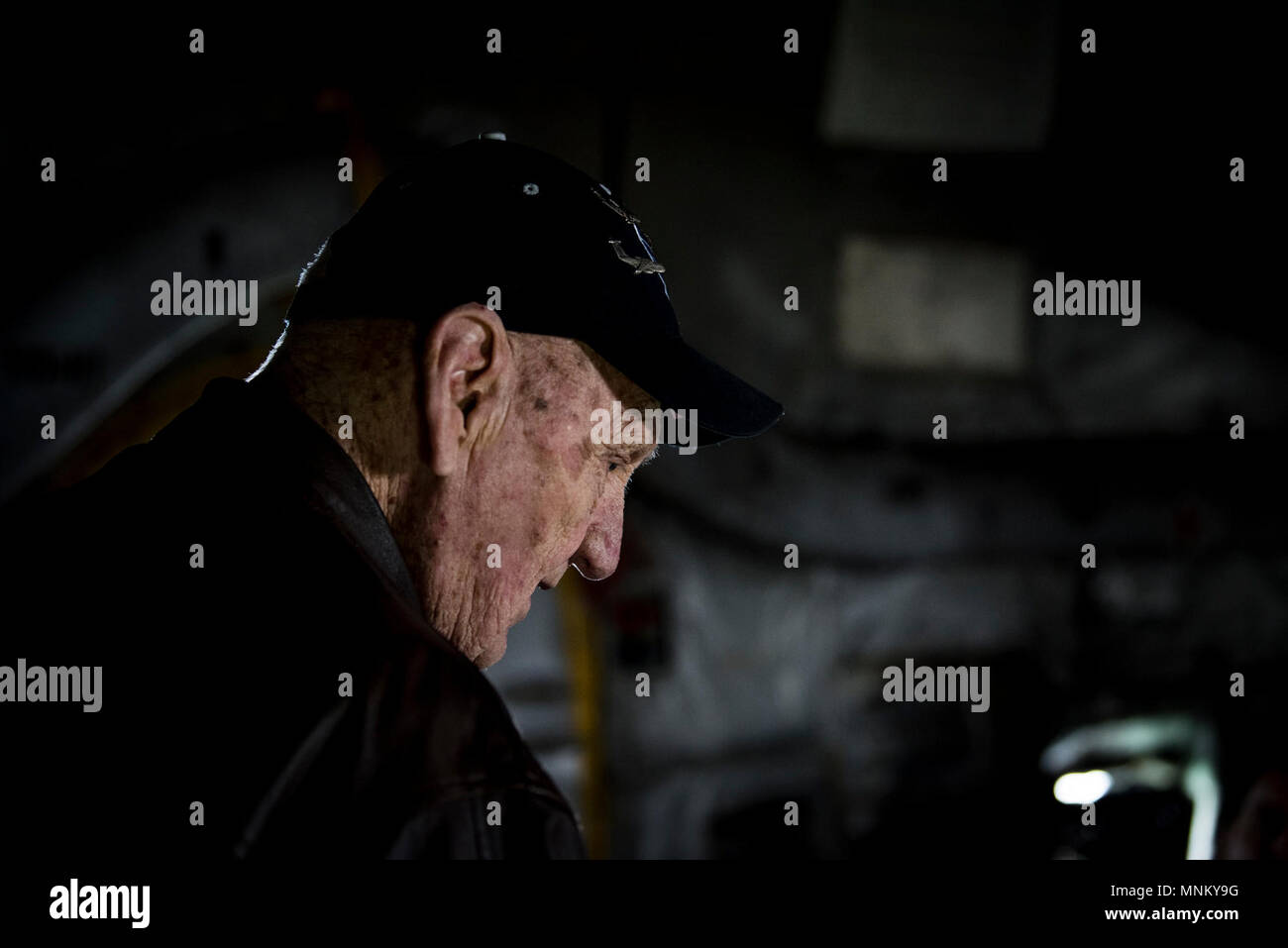 Retired Chief Master Sgt. Jack Pledger, a C-124 Globemaster flight ...