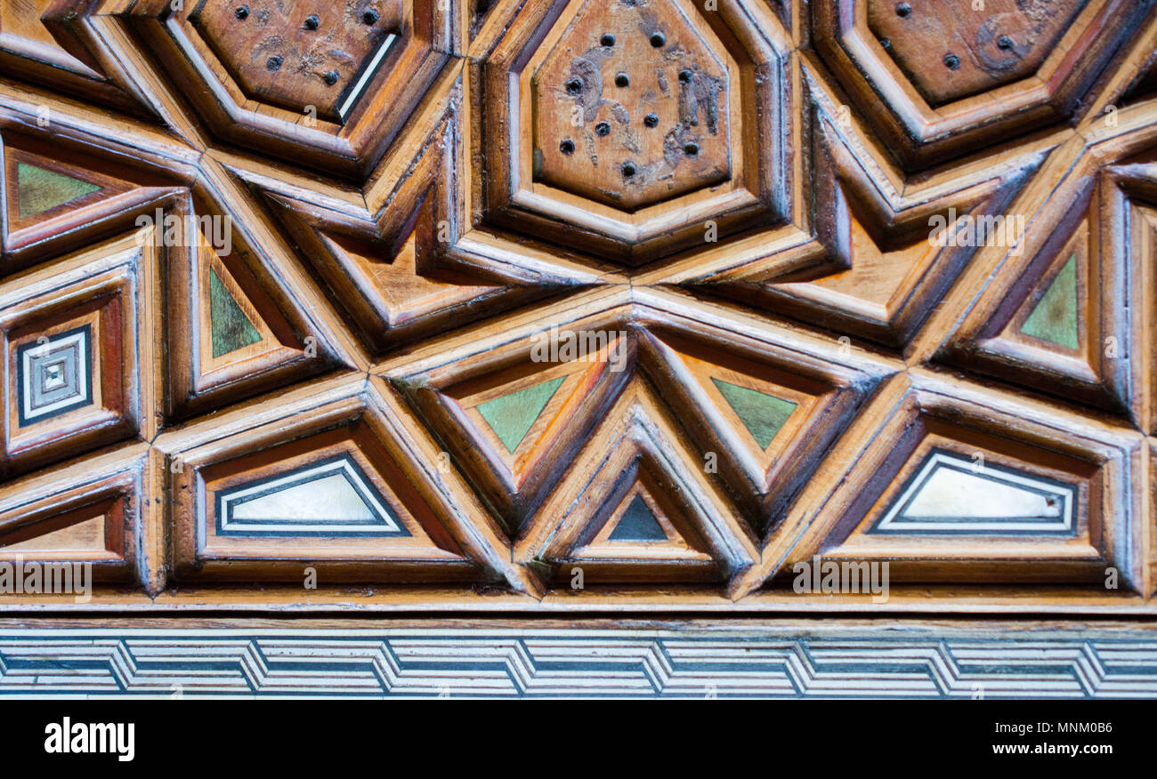 Ottoman Turkish art with geometric patterns on surfaces Stock Photo - Alamy