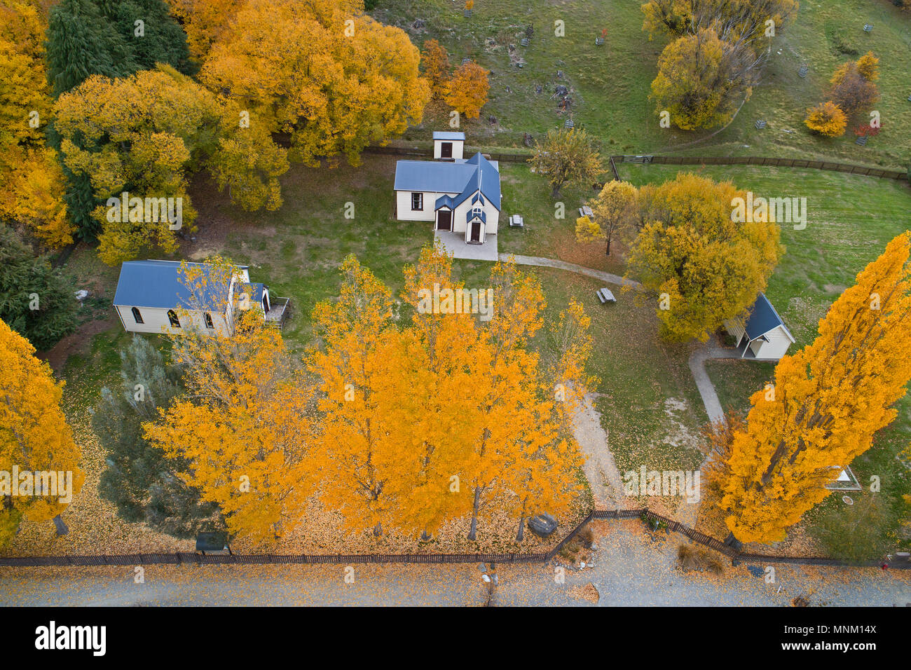 Cardrona hall and church hi-res stock photography and images - Alamy