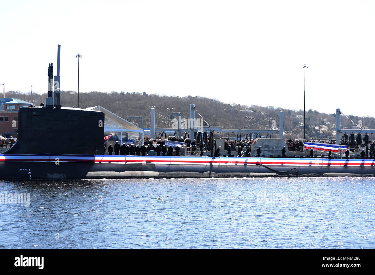 GROTON, Conn. (Mar. 17, 2018) Annie Mabus announces "Bring the Ship to ...