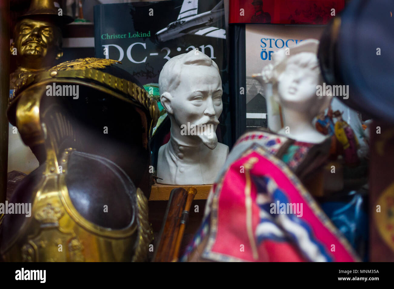 Curiosity shop detail in Stockholm, Sweden Stock Photo - Alamy