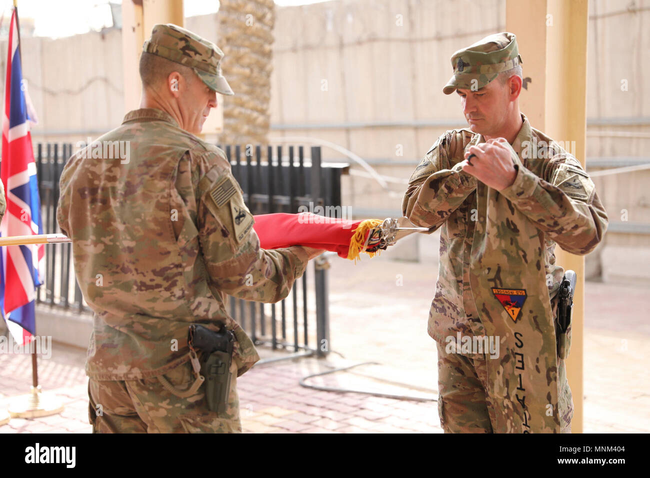 Maj. Gen. Pat White, commanding general for 1st Armored Division, and ...