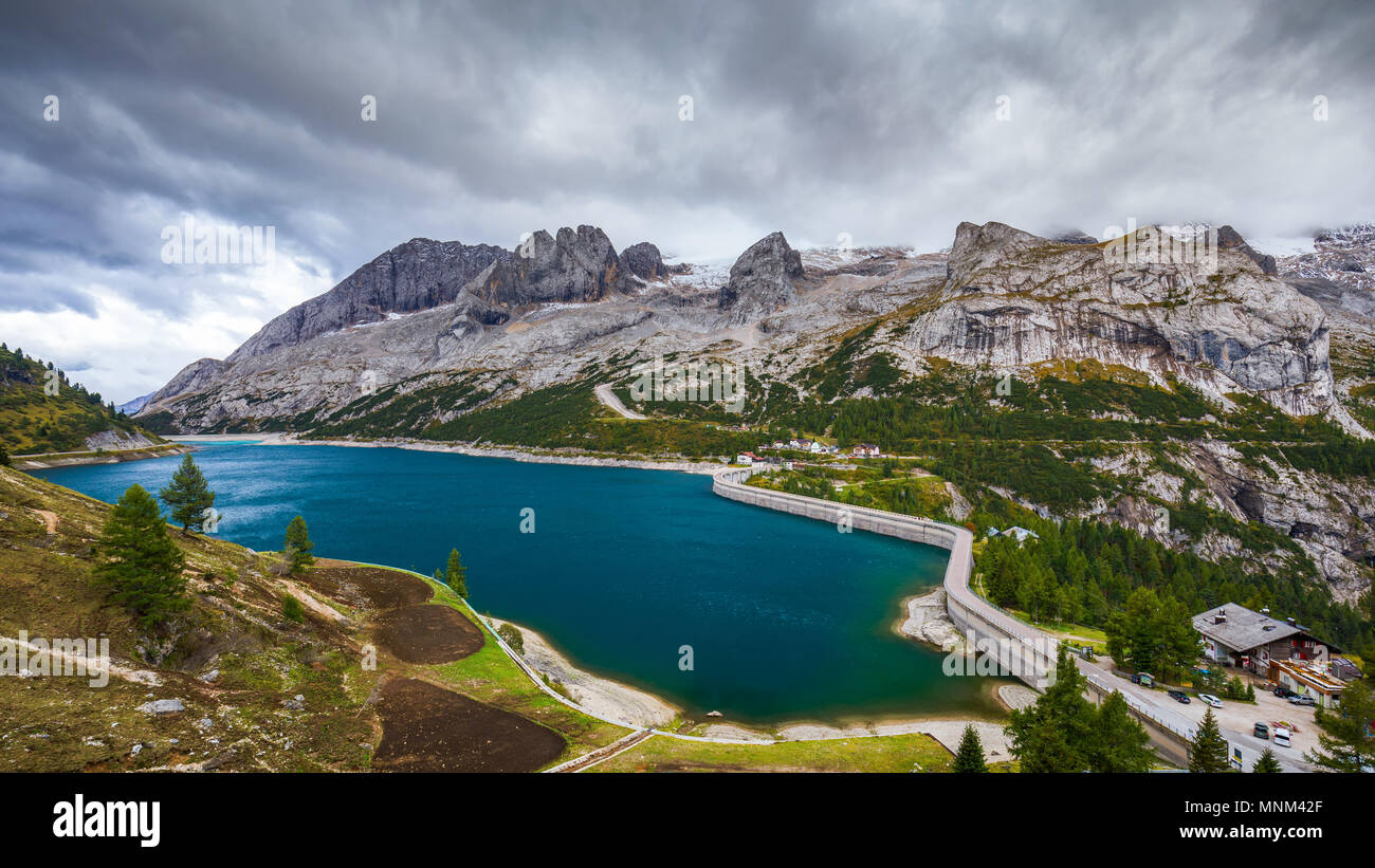Lago Fedaia (Fedaia Lake), Fassa Valley, Trentino Alto Adige, an ...