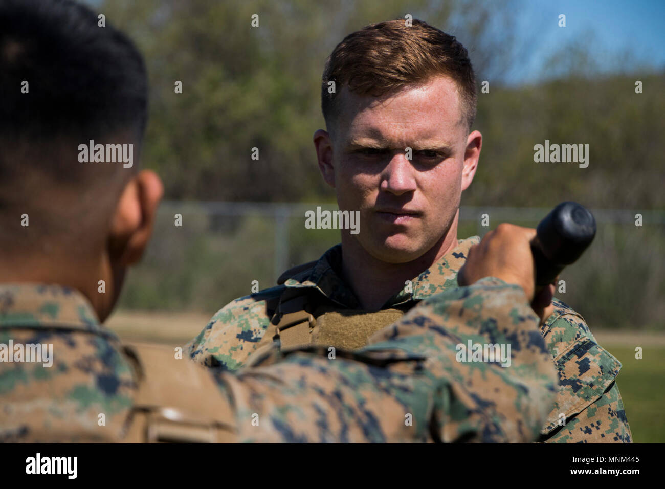 U.S. Marine Corps Lance. Cpl. Izaak Long with Marine Aviation Logistics ...