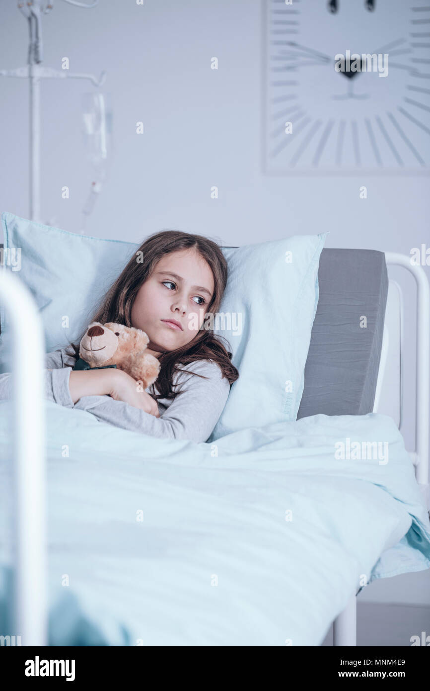 Sad Girl In Hospital