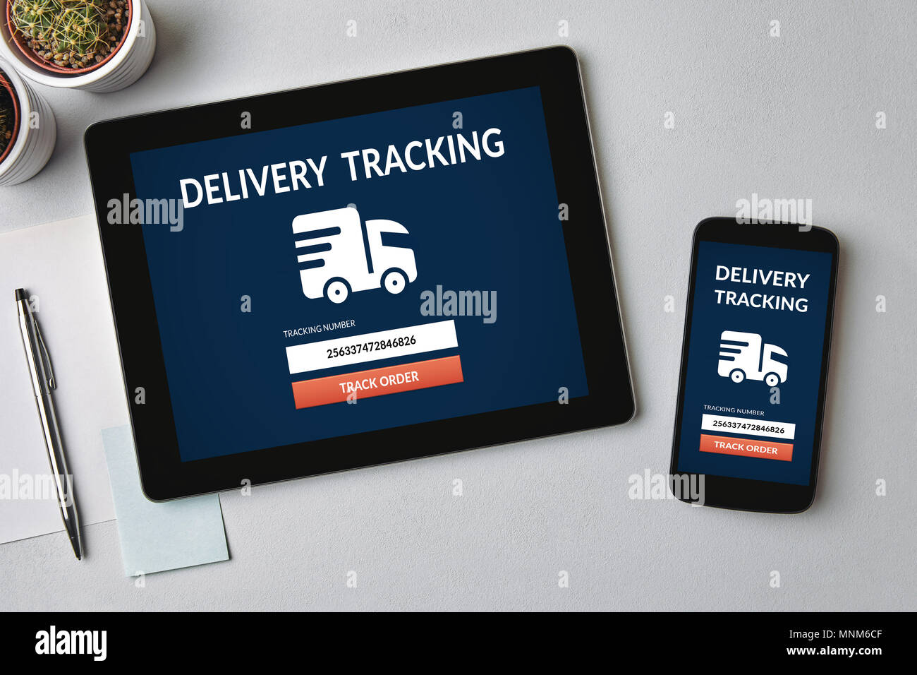 Tracking number hi-res stock photography and images - Alamy