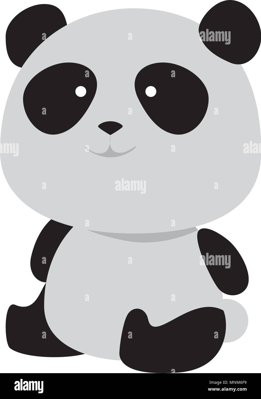 cute panda bear character Stock Vector Image & Art - Alamy