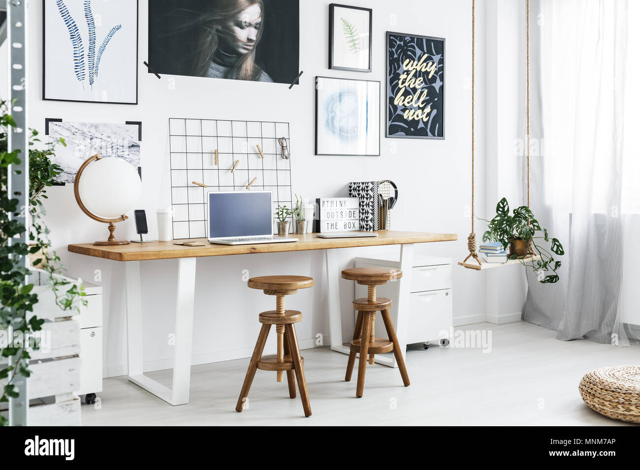 Two stools hi-res stock photography and images - Alamy