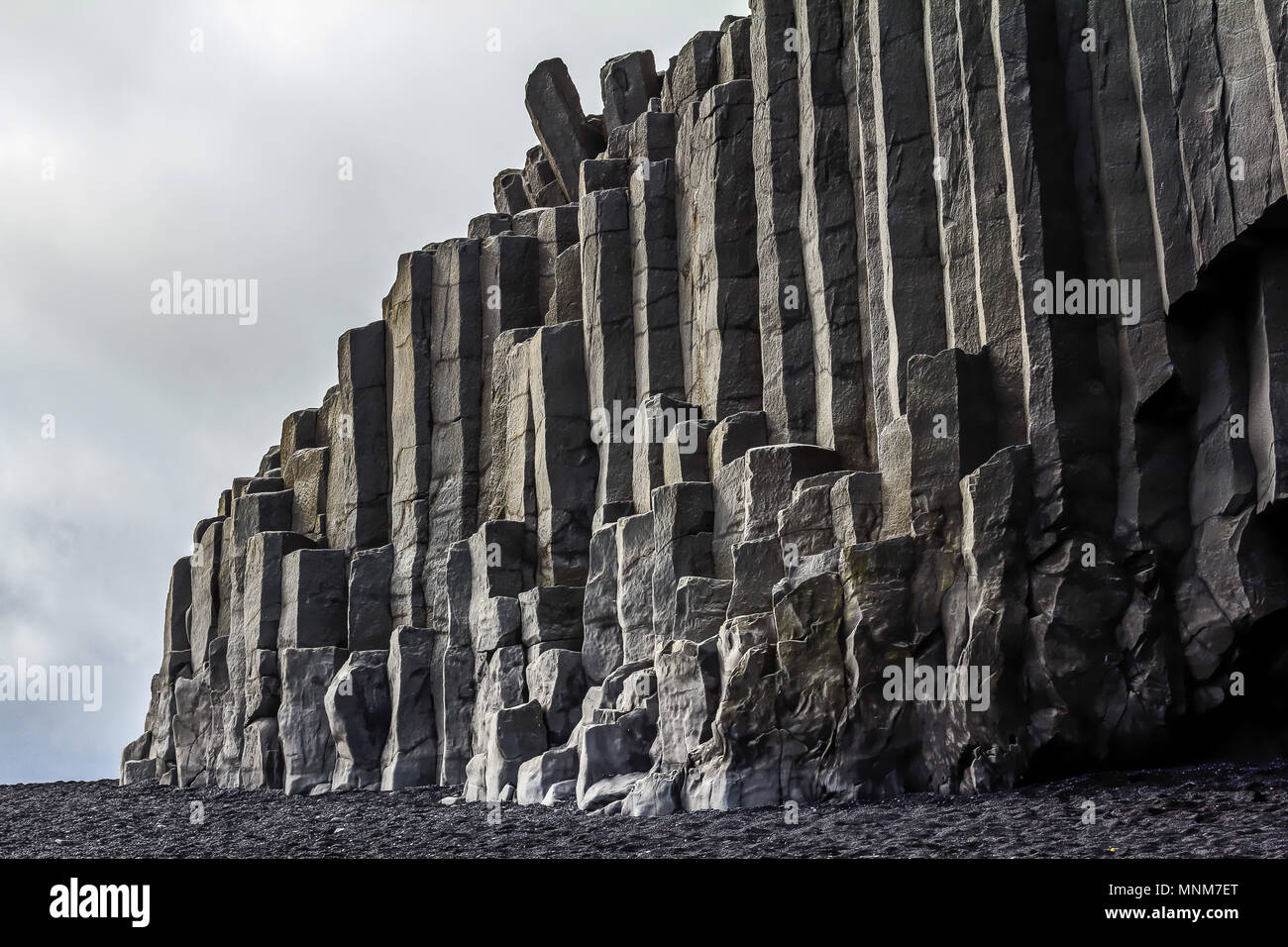 Basalt columns near Vik, Iceland Stock Photo - Alamy