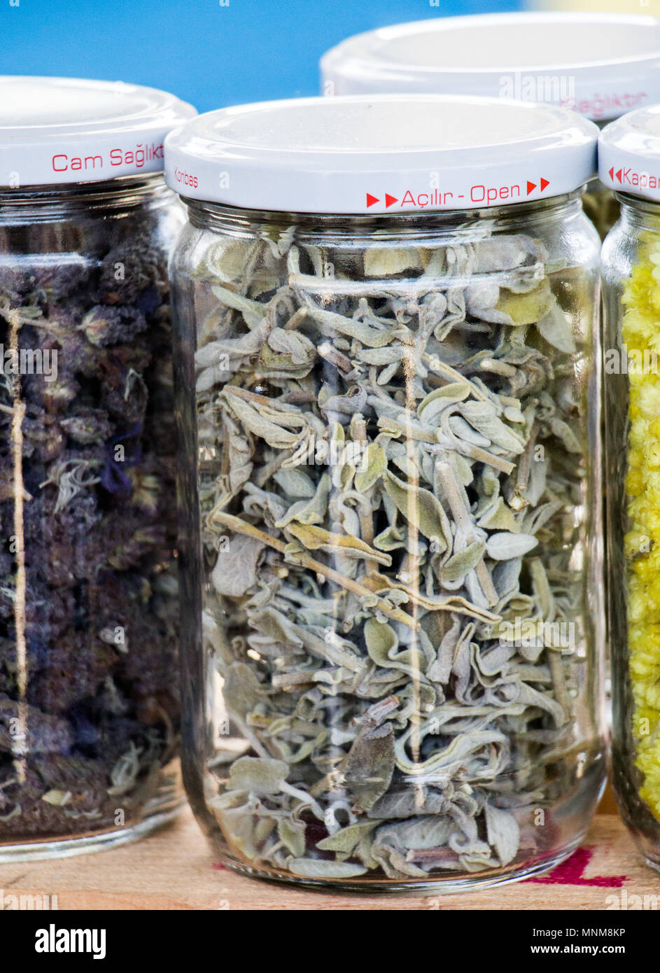 Beautiful colorful natural flowers in dry form Stock Photo - Alamy