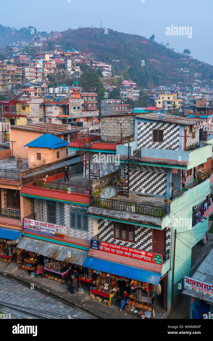 Neighbordhood, Bindhya Basini Temple, Pokhara, Nepal, Asia Stock Photo ...