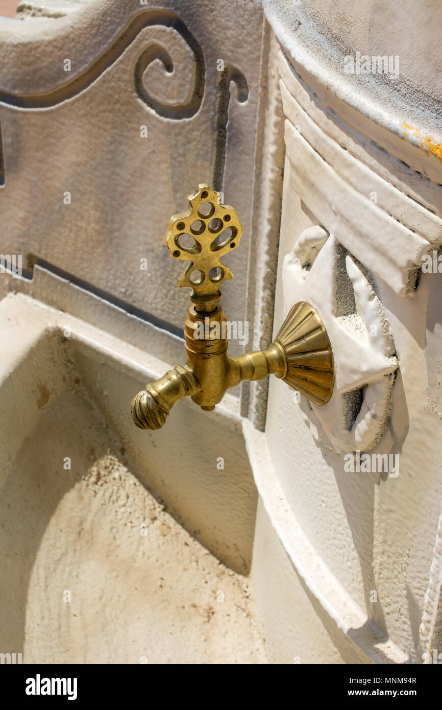 Turkish Ottoman style water tap examples Stock Photo - Alamy