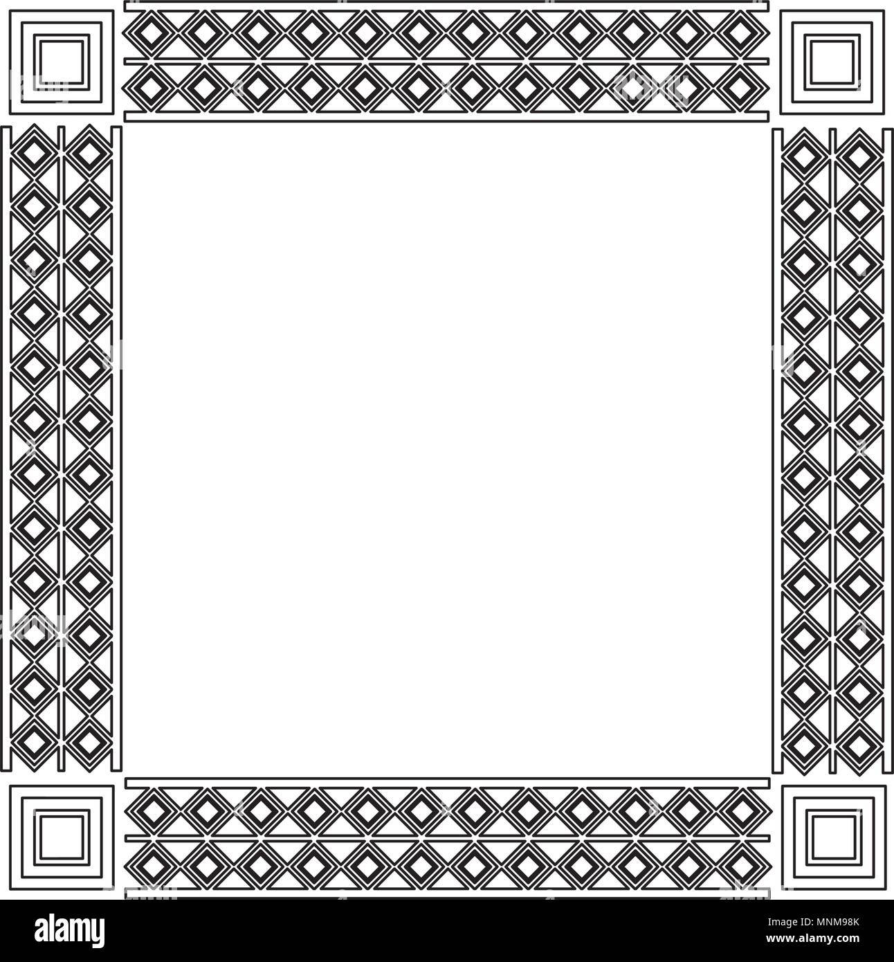 square victorian frame isolated icon Stock Vector Image & Art - Alamy