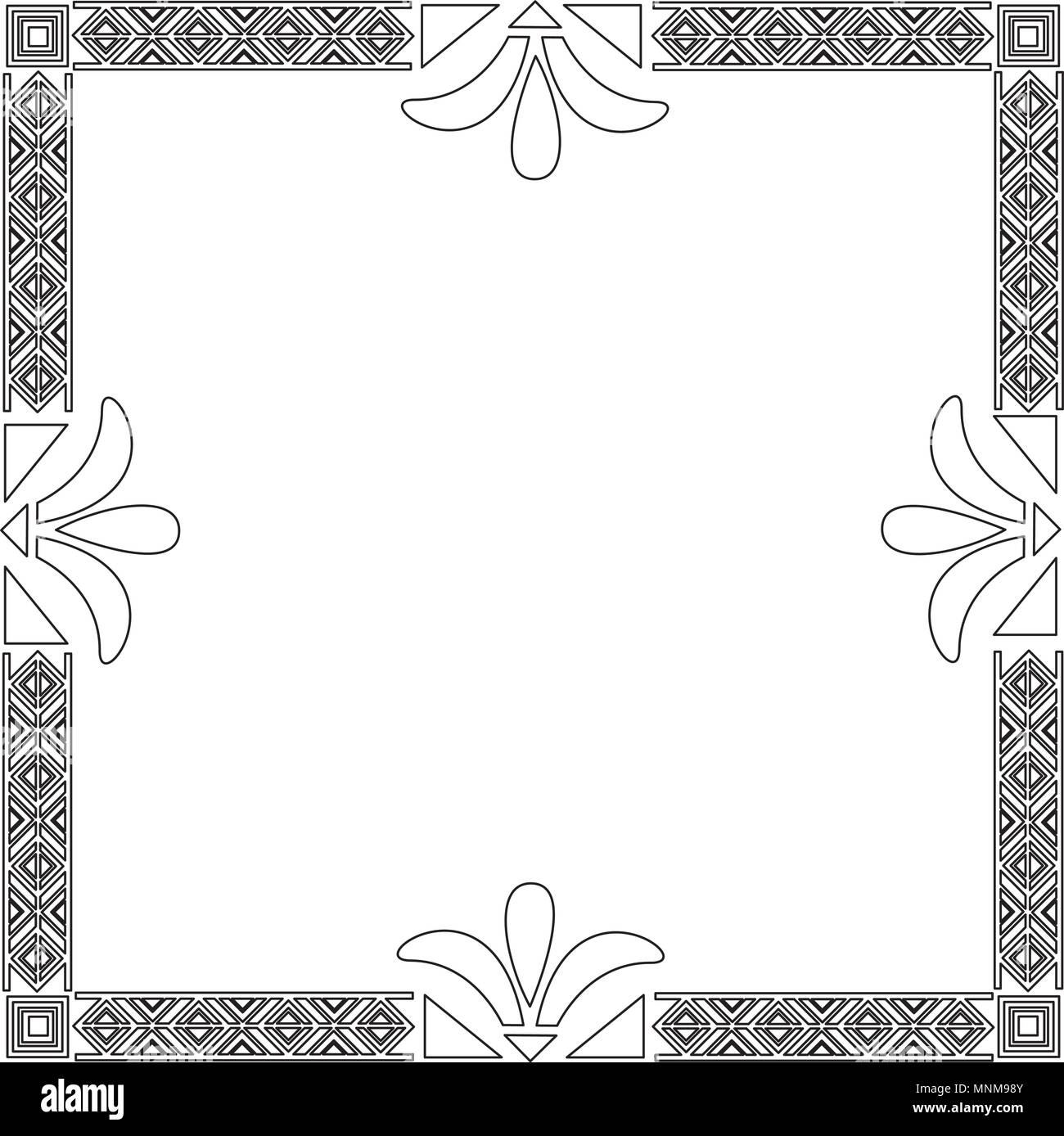 square victorian frame isolated icon Stock Vector Image & Art - Alamy