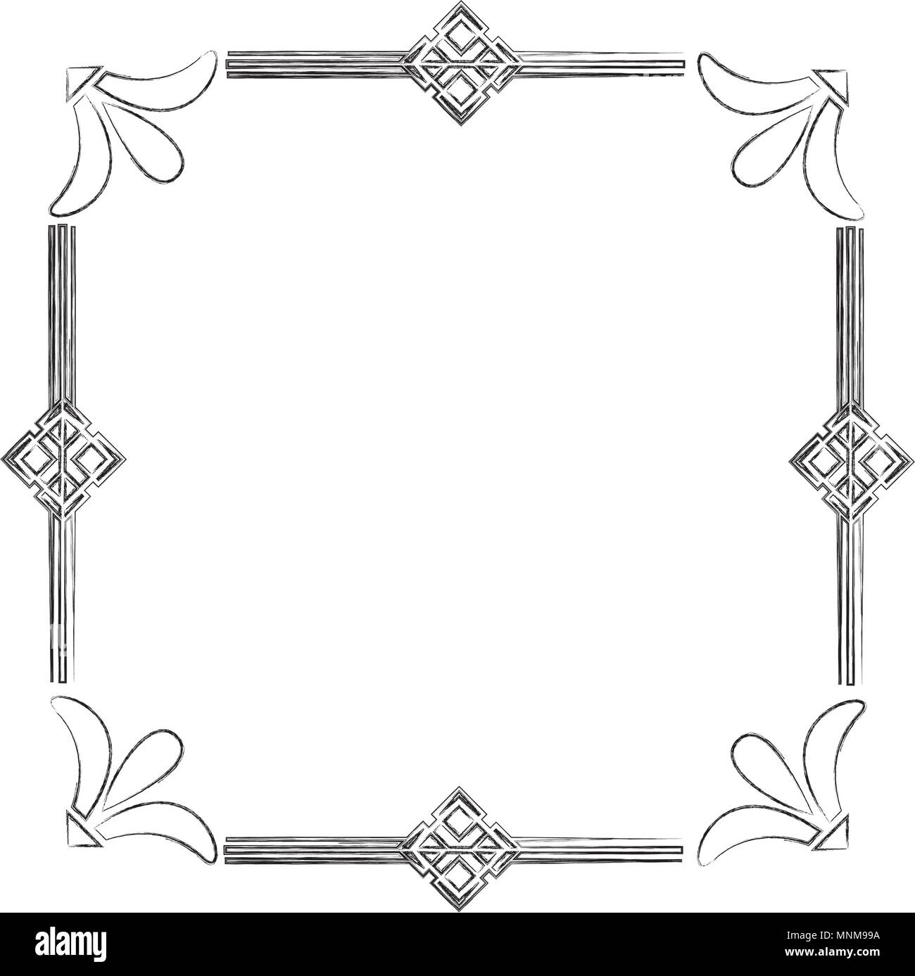 Rococo mirror frame Black and White Stock Photos & Images - Alamy