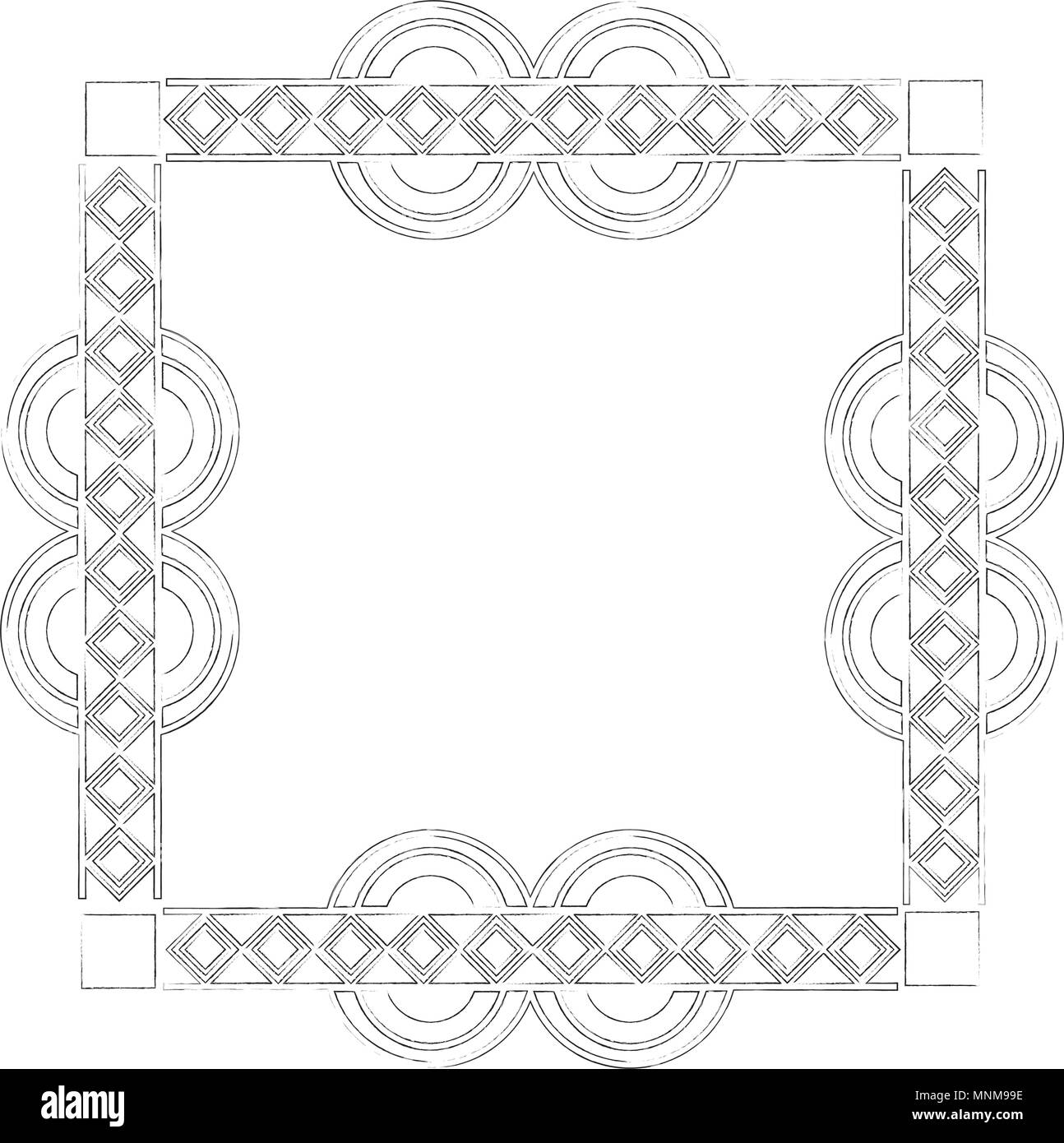 square victorian frame isolated icon Stock Vector Image & Art - Alamy