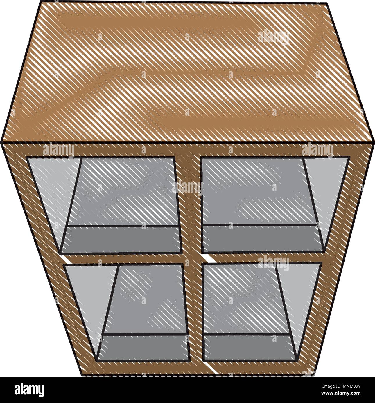 Kitchen wall rack Stock Vector Images - Alamy