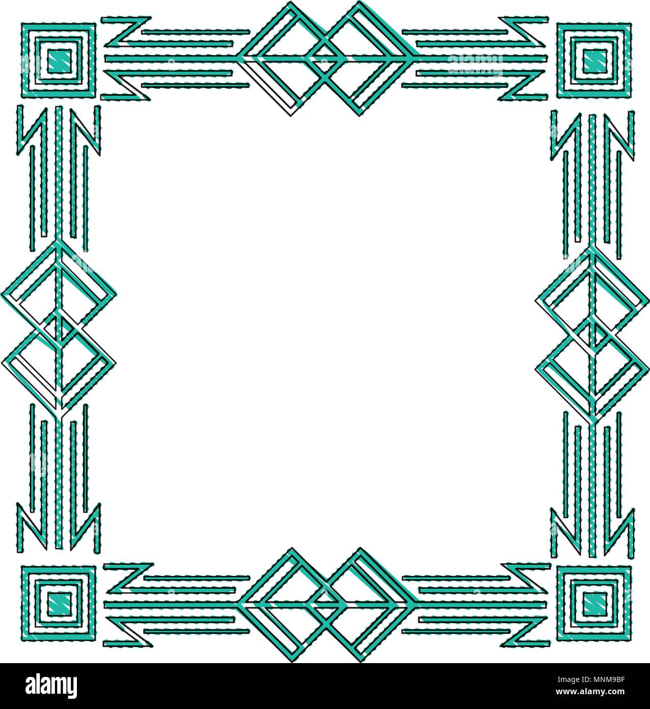 square victorian frame isolated icon Stock Vector Image & Art - Alamy