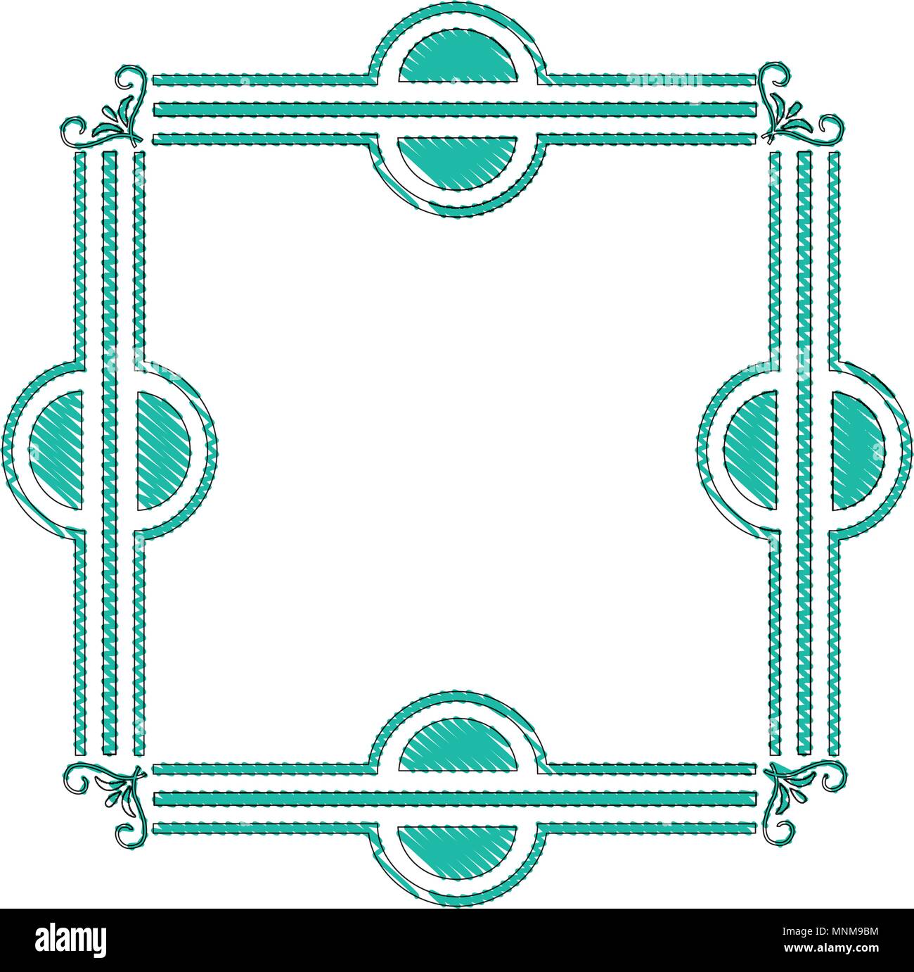 square victorian frame isolated icon Stock Vector Image & Art - Alamy