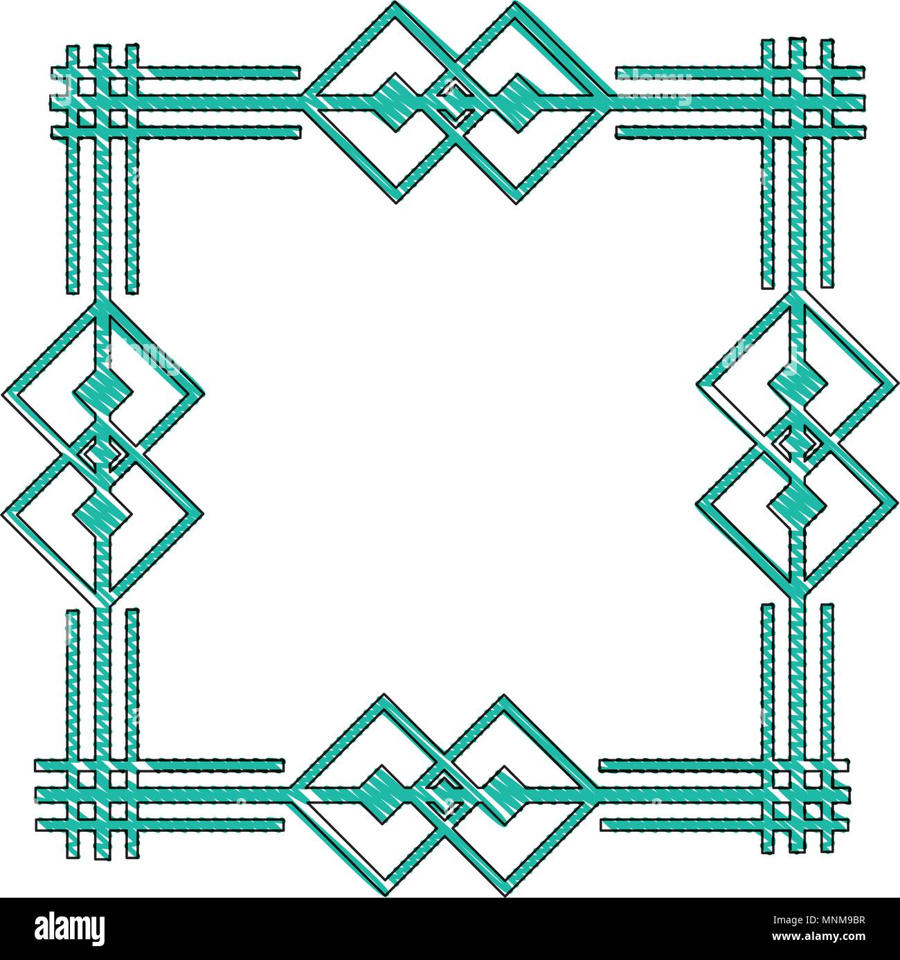 square victorian frame isolated icon Stock Vector Image & Art - Alamy