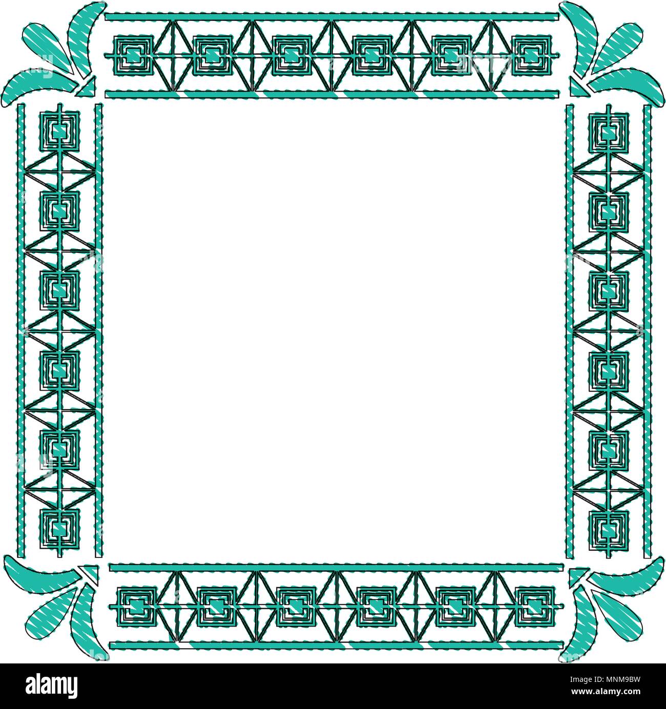 square victorian frame isolated icon Stock Vector Image & Art - Alamy