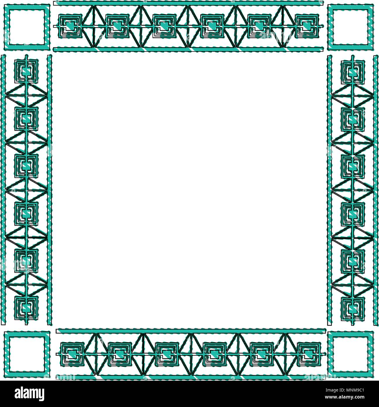 square victorian frame isolated icon Stock Vector Image & Art - Alamy