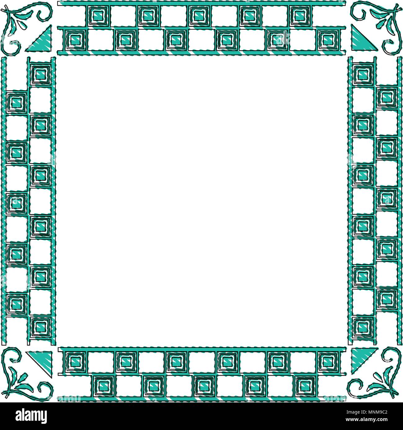 square victorian frame isolated icon Stock Vector Image & Art - Alamy
