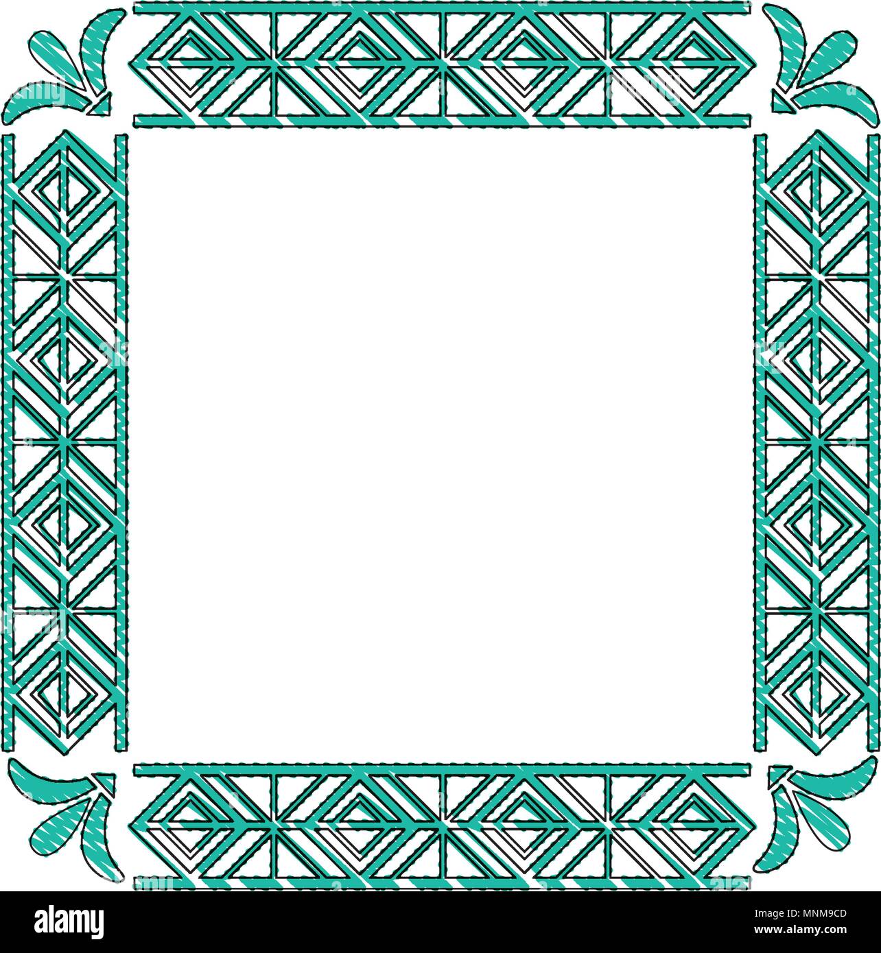 square victorian frame isolated icon Stock Vector Image & Art - Alamy