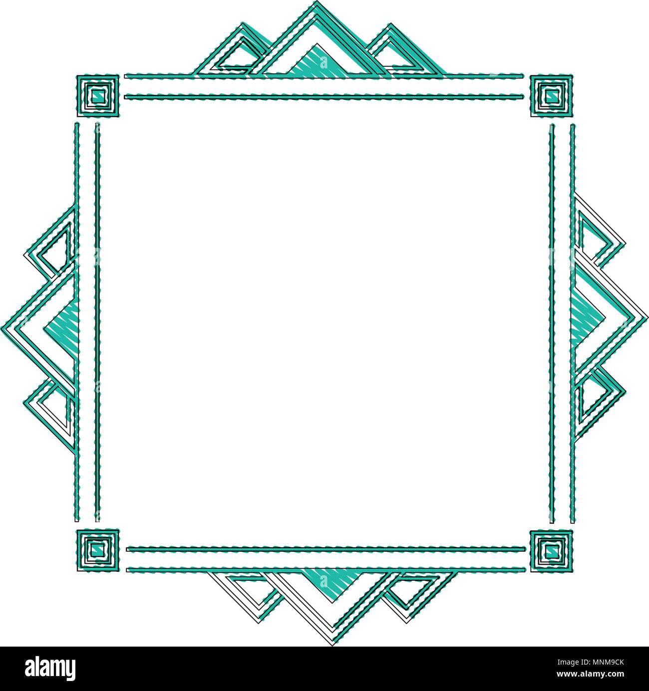 square victorian frame isolated icon Stock Vector Image & Art - Alamy