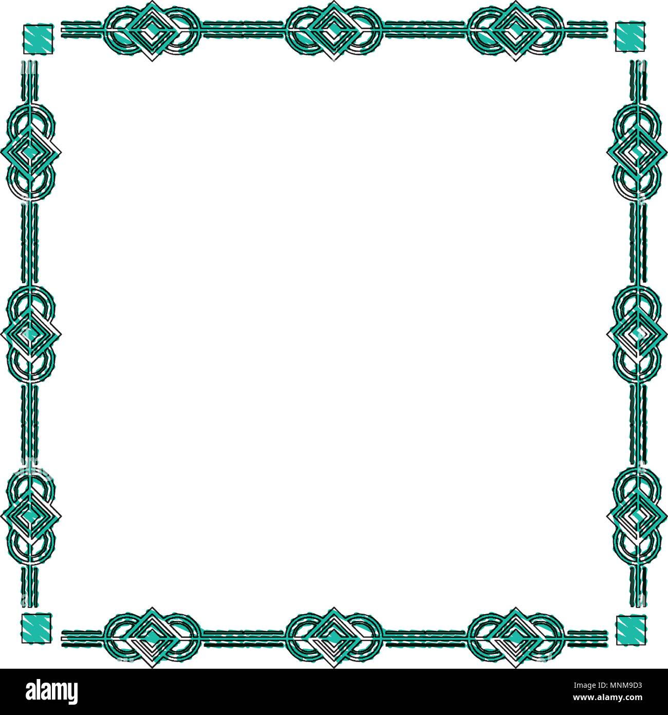 square victorian frame isolated icon Stock Vector Image & Art - Alamy