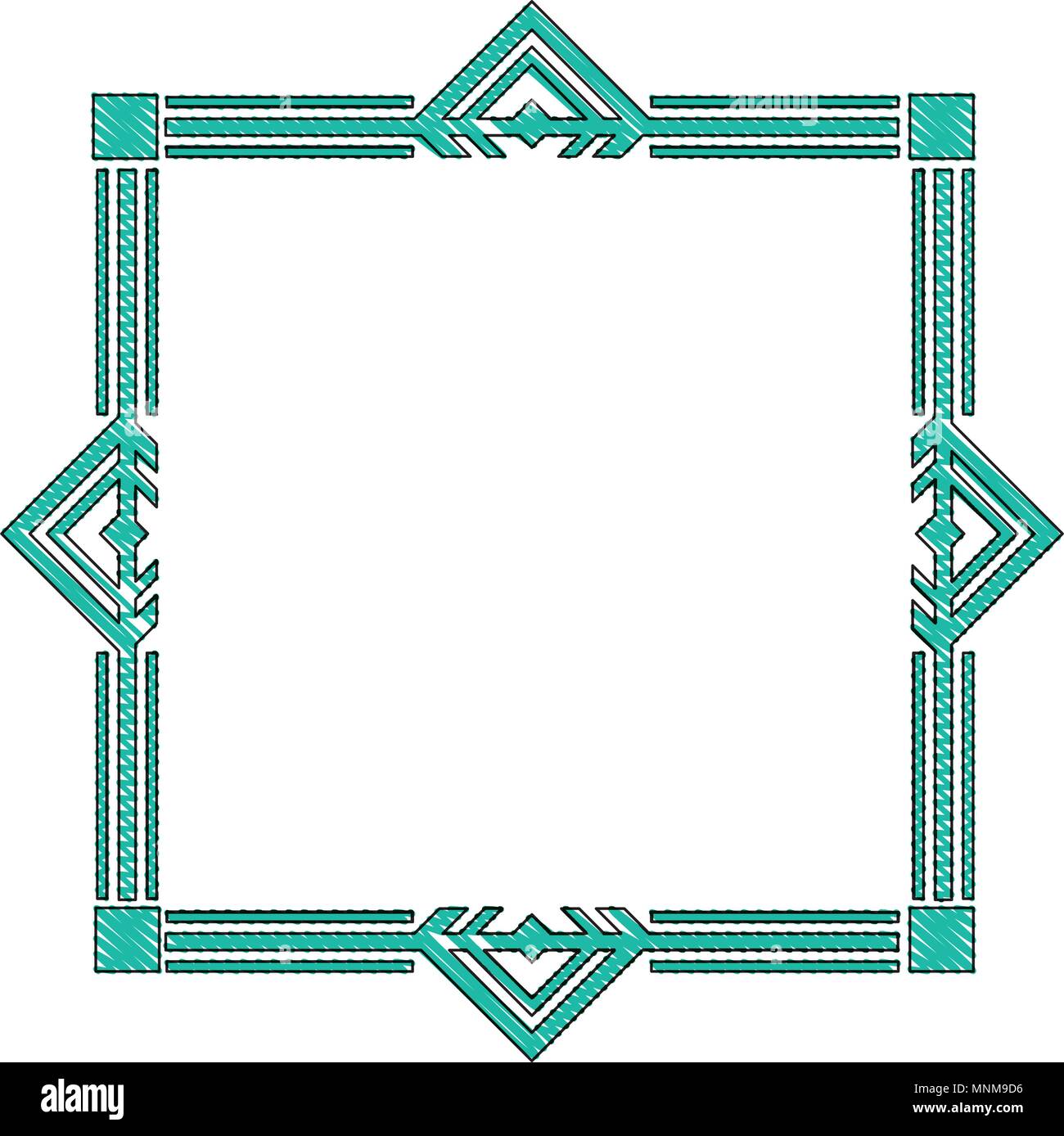 square victorian frame isolated icon Stock Vector Image & Art - Alamy