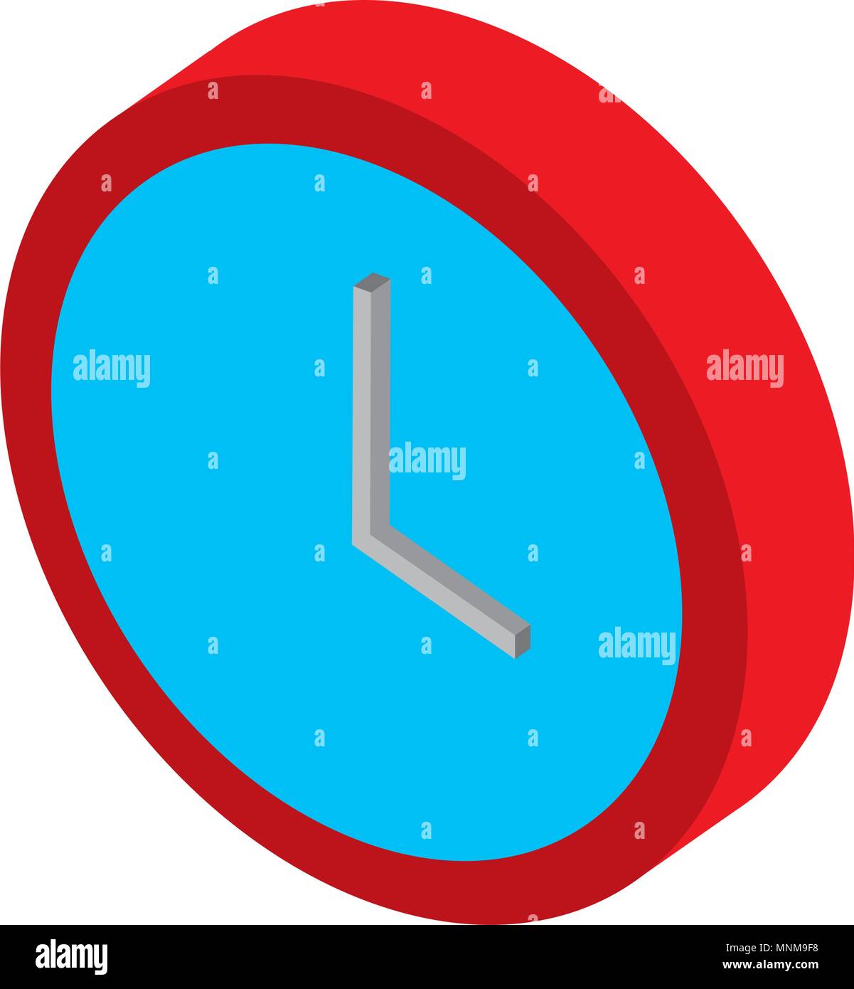 isometric clock time hour image Stock Vector Image & Art - Alamy