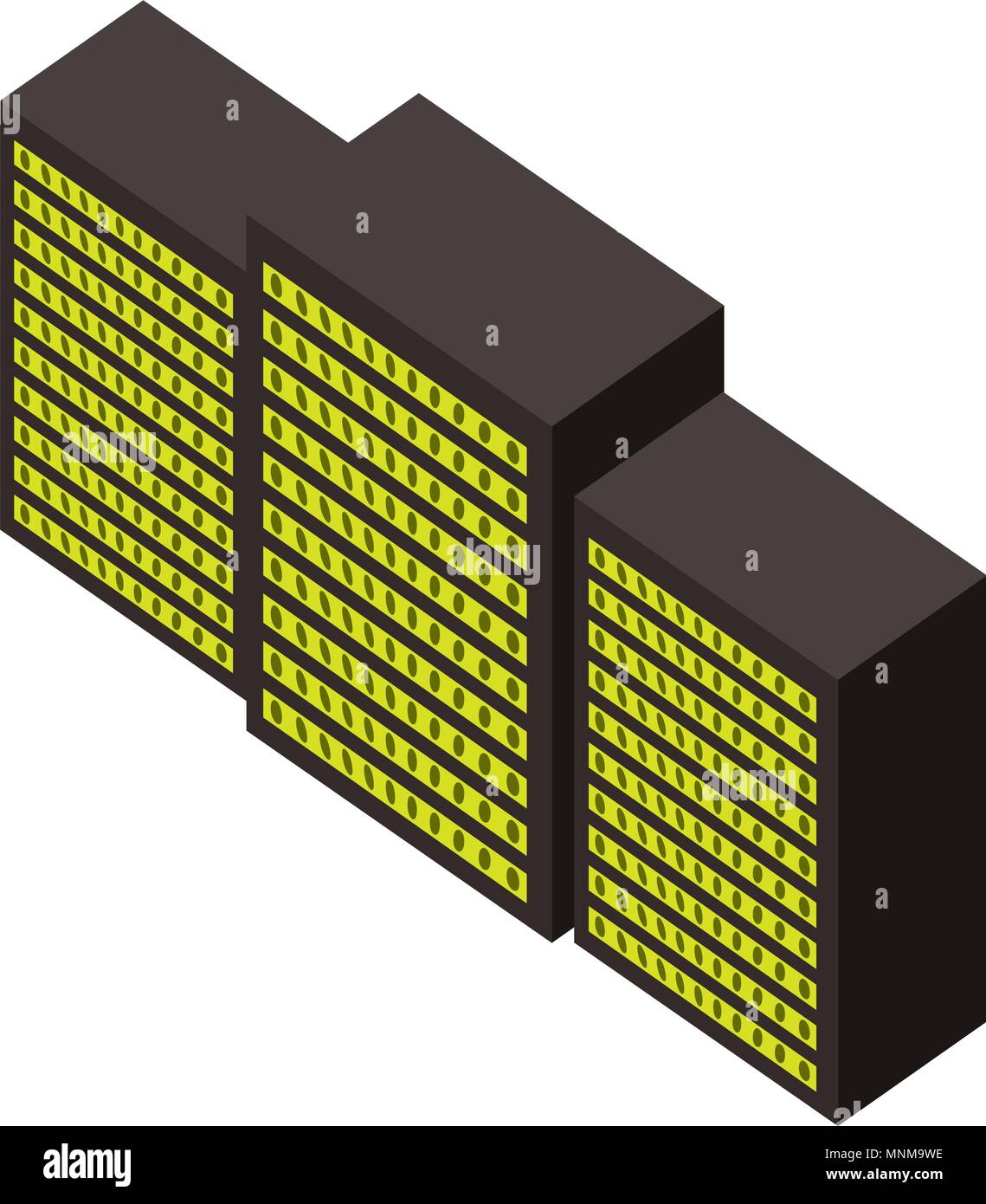 server data center isometric icon Stock Vector Image & Art - Alamy